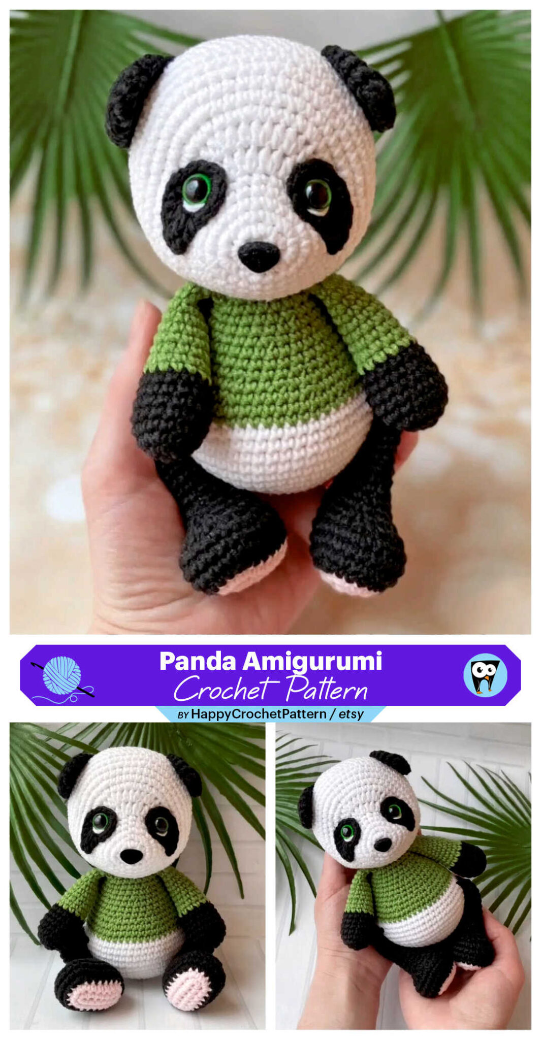 Sweet Pandas Amigurumi Crochet Patterns