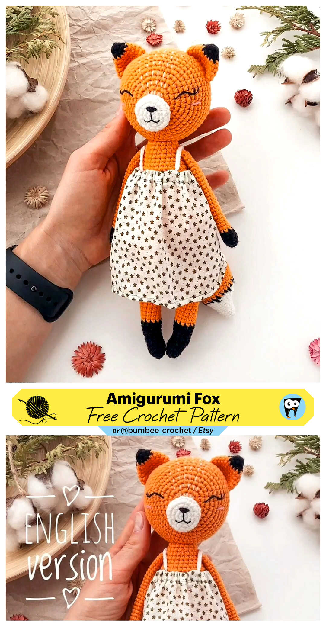 20 Free Crochet Fox Patterns