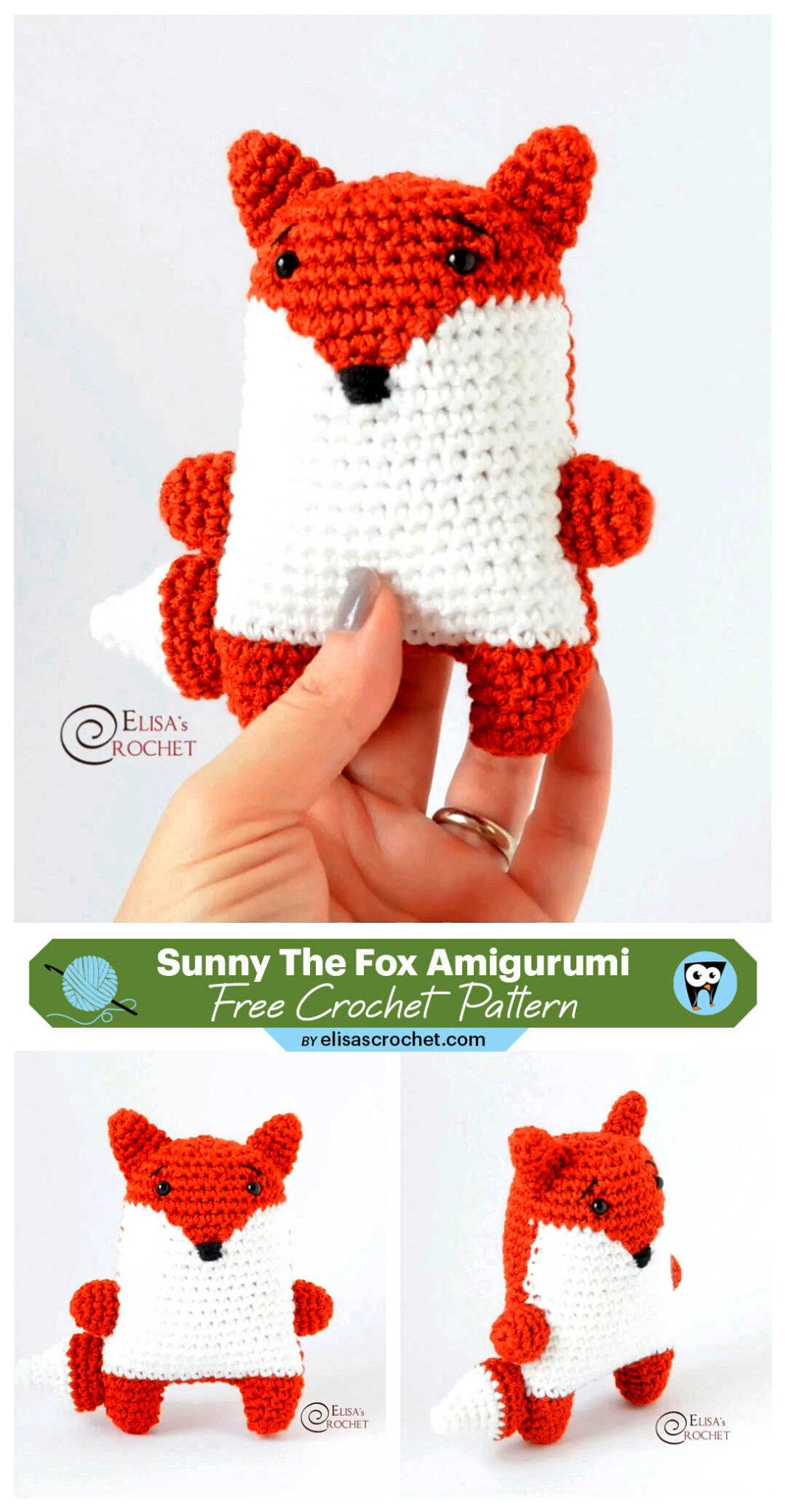 20 Free Crochet Fox Patterns