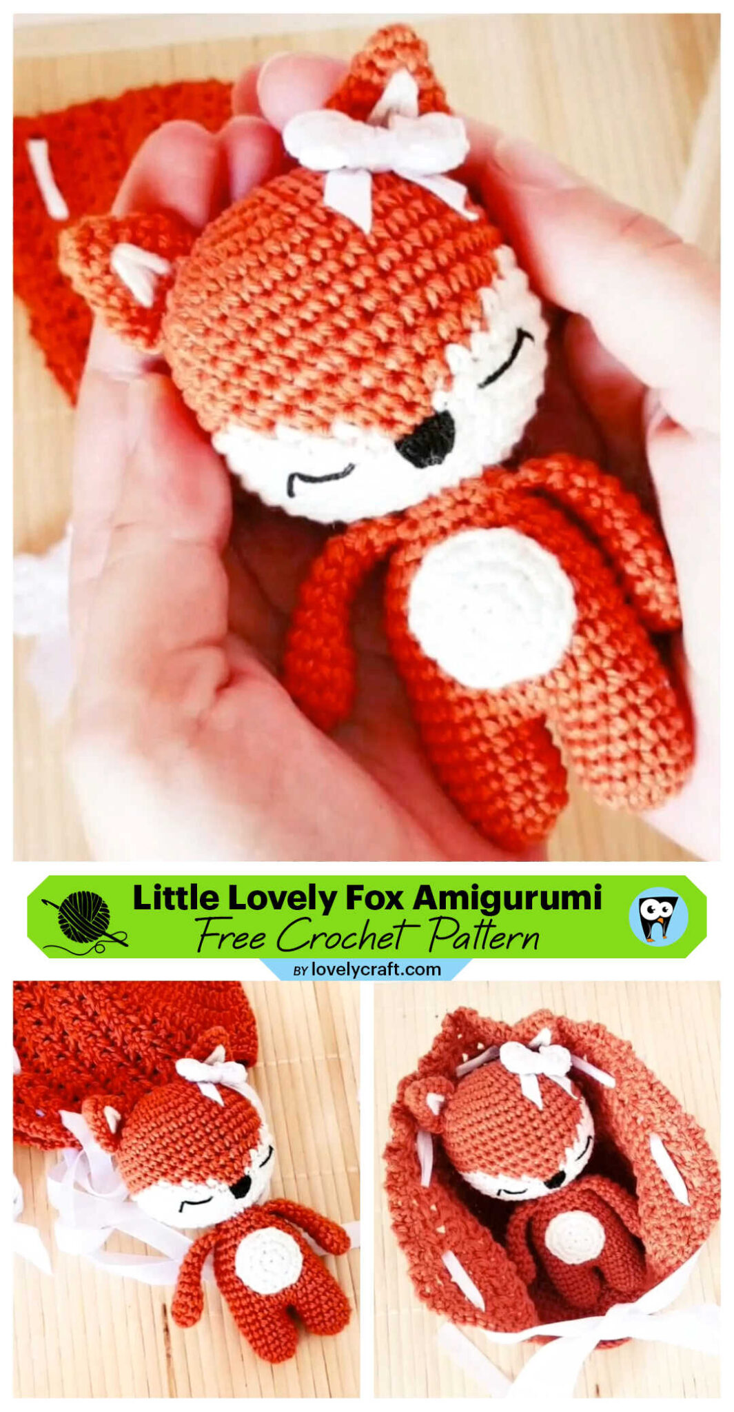 20 Free Crochet Fox Patterns - PENGUIN HOBBIES