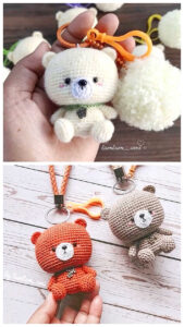 15 Adorable And Free Crochet Keychain Patterns