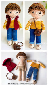 Amigurumi Boy Doll Crochet Patterns