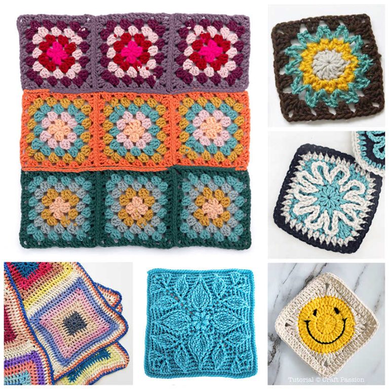 CROCHET GRANNY SQUARE FREE PATTERN Archives